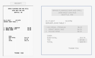 Ocr Sample Receipt - Optical Character Recognition - 1169x714 PNG ...