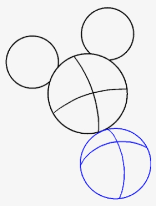 How To Draw Mickey Mouse - Circle - 678x600 PNG Download - PNGkit