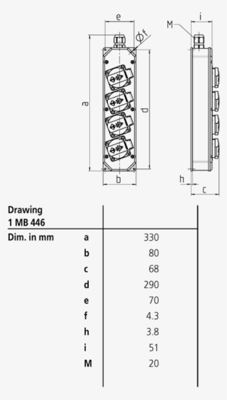Dimensional Drawing Portrait Socket Strip 96700nf Png, - Diagram ...