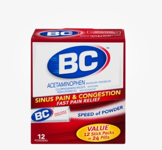 Bc® Sinus Pain & Congestion - Household Supply - 614x541 PNG Download ...