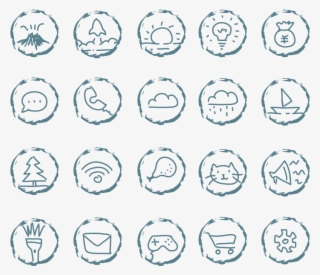 Ui Design Small Icons Hand Drawn Png And Vector Image - Icon ...
