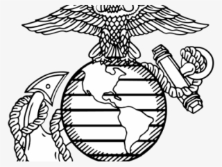 Marine Clipart Ega - Us Marines Logo Drawings - 640x480 PNG Download ...