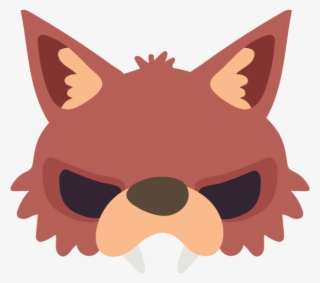 Creepy Werewolf Mask - Mattel - 618x618 PNG Download - PNGkit