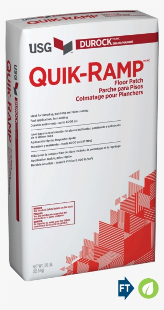 Usg Durock™ Quick Ramp™ Floor Patch - Imperial Plaster - 887x1280 PNG ...