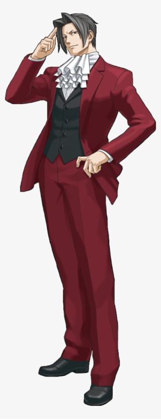 20150208142337 - Miles Edgeworth Official Art - 1504x4863 PNG Download ...