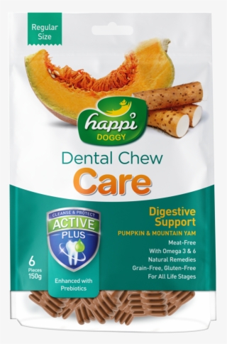Happi Doggy Dental Chew Care Digestive Support Pumpkin - Happi Doggy ...