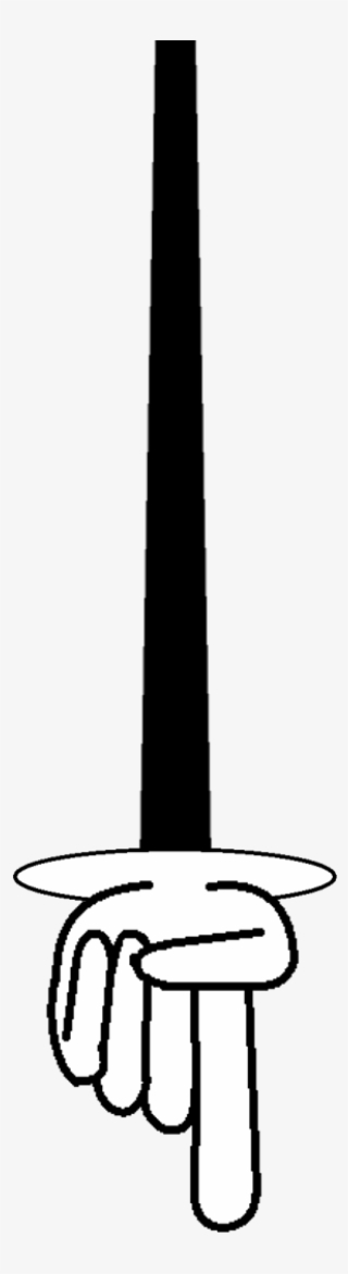 Arm Pointing Ugly - Sword - 377x1063 PNG Download - PNGkit