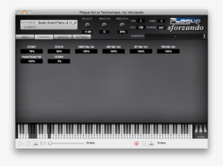 Sgple Sfz - Musical Keyboard - 854x640 PNG Download - PNGkit