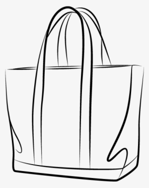 Jpg Free Stock Luggage Drawing Simple - Tote Drawing - 500x612 PNG ...