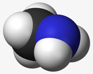 Methylamine 3d Vdw - Model Molekule Metilamina - 1100x897 PNG Download ...