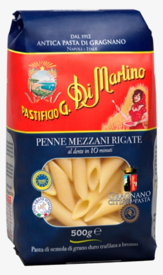 Penne Mezzani Rigate - Di Martino Pasta Tortiglioni - 900x1167 PNG ...