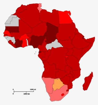 African Union Member States By Corruption Index - Africa Map Silhouette ...