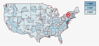 Usps Priority Map - Amazon 2 Day Shipping Map - 860x425 PNG Download ...