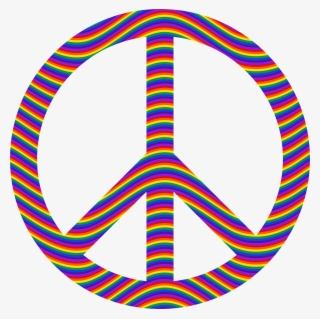 This Free Icons Png Design Of Rainbow Waves Peace Sign - 2332x2332 PNG ...