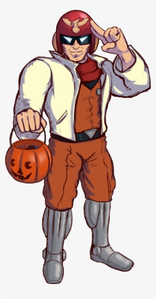 Captain Falco Salutes You - Cartoon - 658x1112 PNG Download - PNGkit