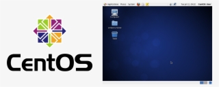 Centos Linux Logo And Desktop - Linux Centos Png - 3365x1315 PNG ...