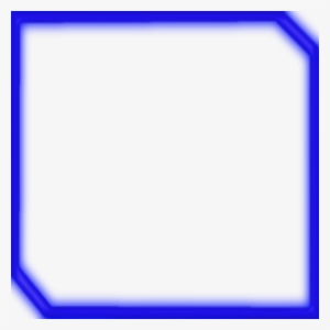 Futuristic Border Png Picture Freeuse - Electric Blue - 420x420 PNG ...