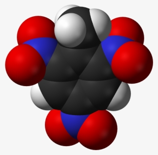 Tnt From Xtal 1982 3d Vdw - Tnt Molecule - 1100x1087 PNG Download - PNGkit