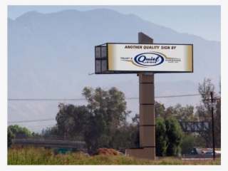 Large Billboard Sign With Quiel Logo And Mountains - Sign - 1024x1024 ...