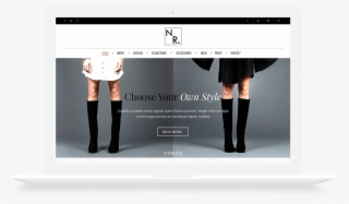 Sample Web Design - Knee-high Boot - 1295x760 PNG Download - PNGkit