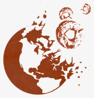 Round World Map Png - 600x600 PNG Download - PNGkit