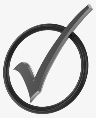 Silver Check Mark In Circle - Emblem - 2048x2048 PNG Download - PNGkit