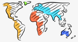 Image Transparent Stock Map Transparent Cartoon - World Map Cartoon ...