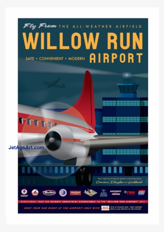 Willow Run Airport Yip Poster - 766x766 PNG Download - PNGkit