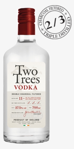 Two Trees Vodka - Glass Bottle - 300x450 PNG Download - PNGkit