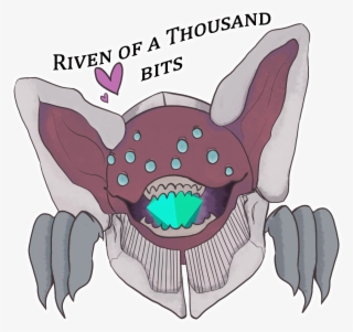 ~riven Of A Thousand Bits~ - Cartoon - 1271x1235 PNG Download - PNGkit