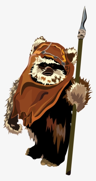 Ewok Cartoon Bear - Illustration - 4500x5400 PNG Download - PNGkit