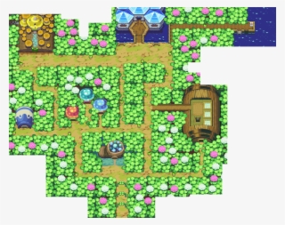 Minish Village Map - Zelda Minish Cap Minish Village - 1233x977 PNG ...