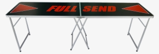 Full Send Beer Pong Table - Folding Table - 1060x1060 PNG Download - PNGkit