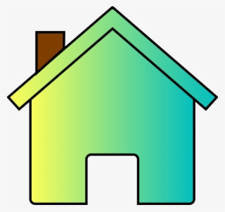 Original Png Clip Art File Yellow/blue Fade House Svg - 600x565 PNG ...