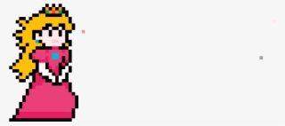 Emo Hamster - Princess Peach 8 Bit - 500x570 PNG Download - PNGkit
