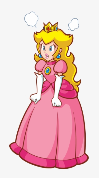 100px-peach Cry - Super Princess Peach Sad - 861x1500 PNG Download - PNGkit