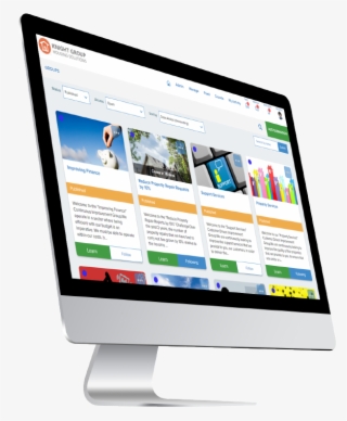 Improve With Knowledge - Computer Monitor - 607x735 PNG Download - PNGkit