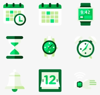 Time - Time Green Icon Png - 600x564 PNG Download - PNGkit