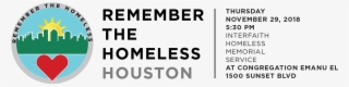 Houston Memorial For Homeless Persons - Circle - 1387x374 PNG Download ...