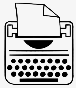 Typewriter - Line Art - 2048x1536 PNG Download - PNGkit