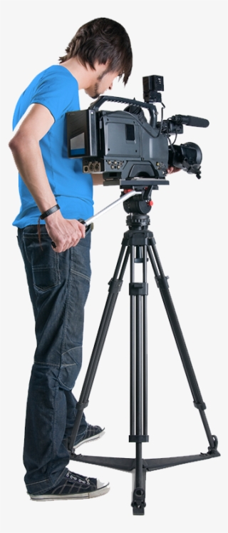 Cameraman - Journalist Reporter Cut Out - 562x831 PNG Download - PNGkit