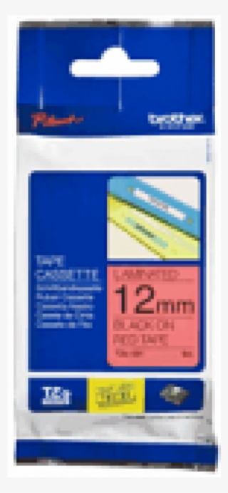 Tze-431 Brother 12mm Black Text On Red Tape 8 Metres - Brother ...