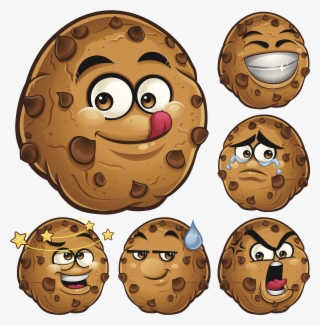 1831 X 1905 3 - Chocolate Chip Cookie Face - 1831x1905 PNG Download ...