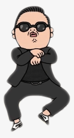 Psy Cartoon - Gangnam Style Emoji Png - 309x576 PNG Download - PNGkit