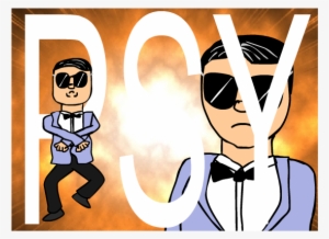 Psy - Cartoon - 1164x385 PNG Download - PNGkit
