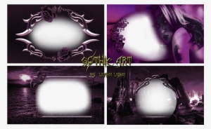 Gothic Vector Background - Gothic Picture Frame Png - 464x600 PNG ...