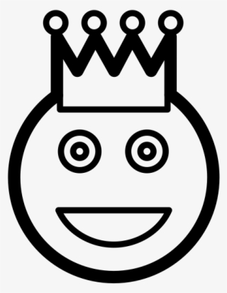 King Emoji Rubber Stamp - King Smiley - 600x600 PNG Download - PNGkit
