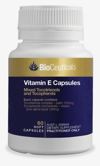 Vitamin E Capsules 60 Capsules Show Detailed Photo - Bioceuticals ...