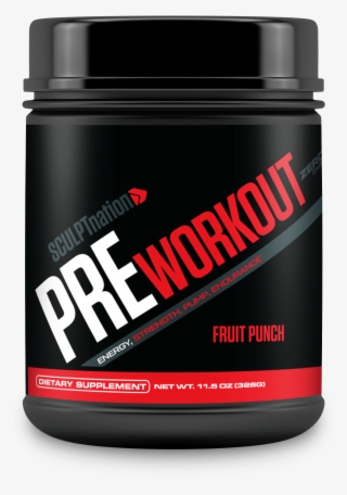 Bottle Of Pre Workout Supplement Fruit Punch - Sculptnation Pre Workout ...