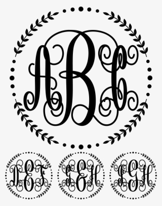 Monogram Passport Wallet - Masculine Monogram Font - 3981x3887 PNG ...